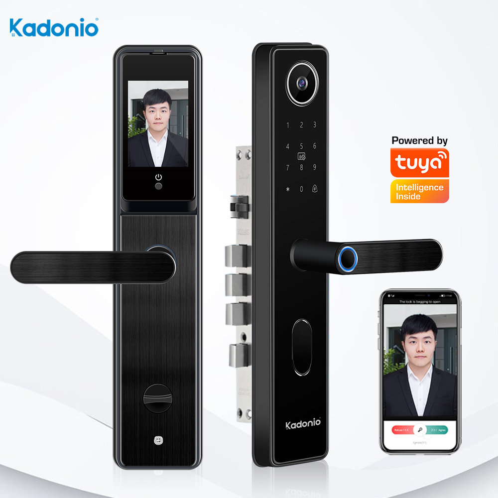 Kadonio Smart Door Lock | Camera, Remote Unlock & Tuya WiFi