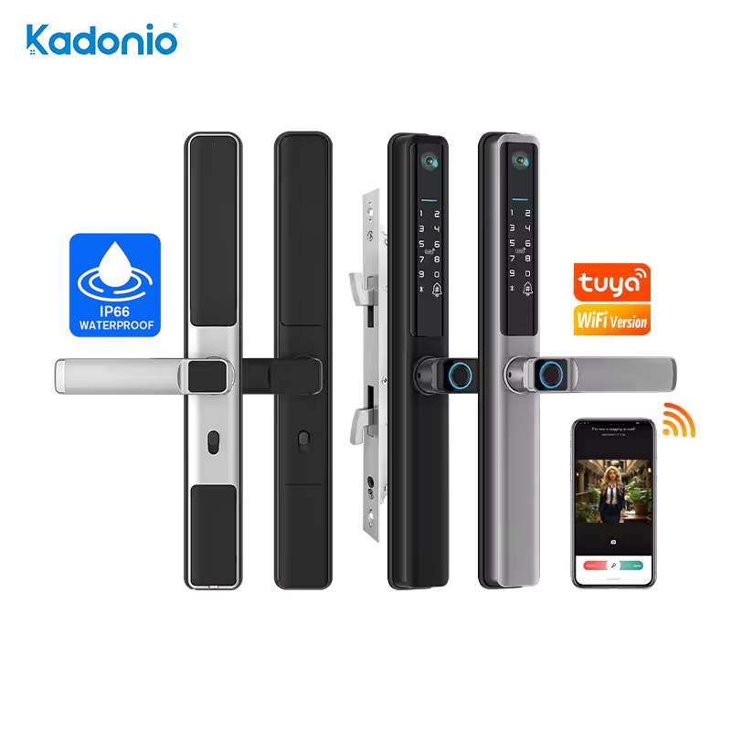 Kadonio Keyless Smart Lock | Fingerprint, Keypad & Camera