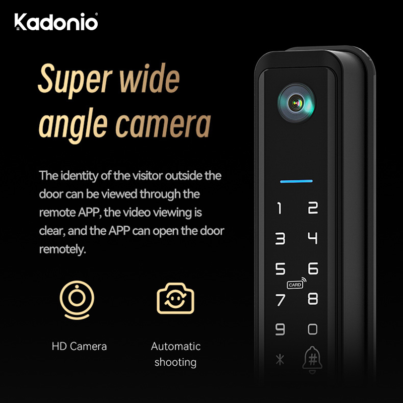 Kadonio Keyless Smart Lock | Fingerprint, Keypad & Camera