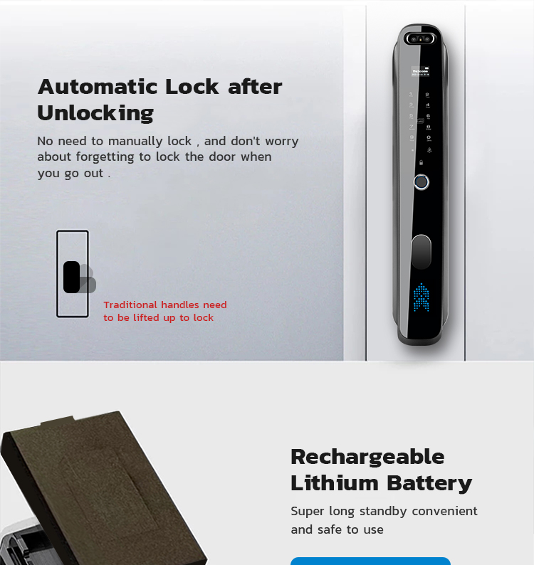 Kadonio Biometric Smart Lock | Fingerprint & Face Recognition